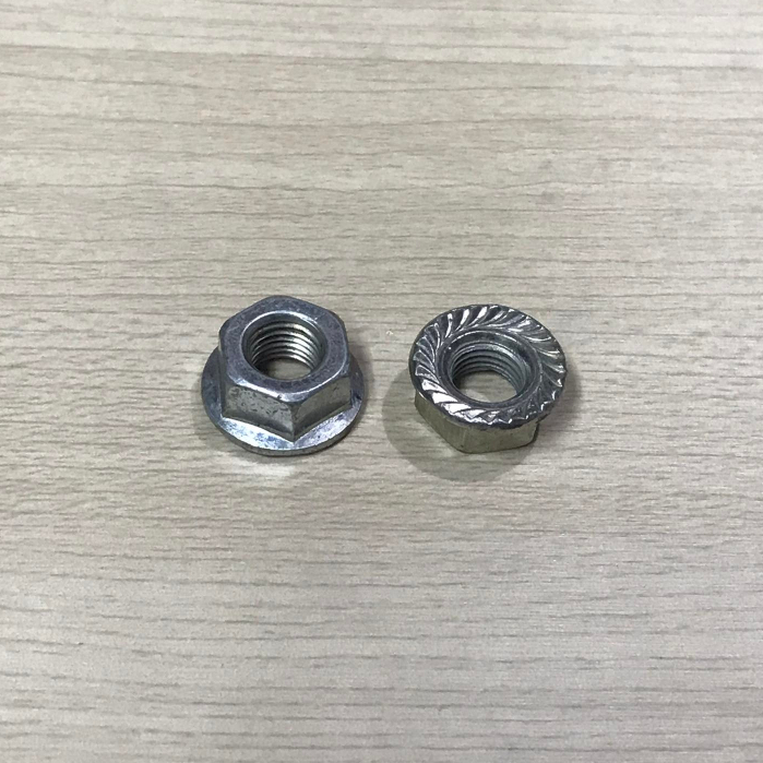 Hub Lock Nut Hex Hub Fastener Front + Rear Bicycle Flange Rear and ...