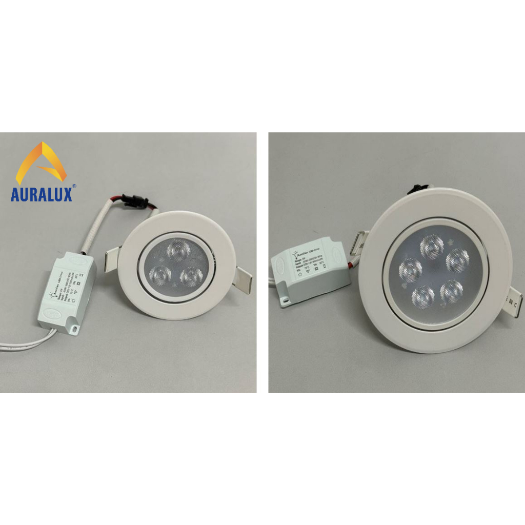 Auralux LED Downlight Recessed Directional Pinlight 3W/5W/Daylight ...