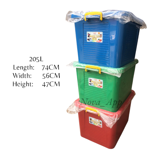 STORAGE BOX 205L #10000 J&T Master box /Storage Box /storage box/boxes ...