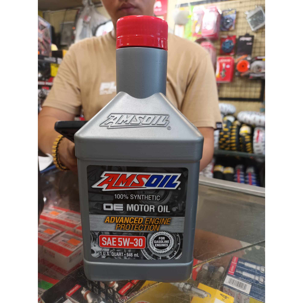 AMSOIL OE MOTOR OIL SAE 5W-30 ADVACED ENGINE Protectoin 100% Synthetic ...