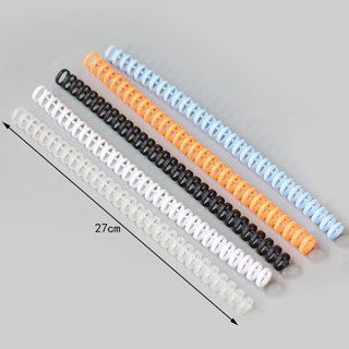 30-hole loose-leaf plastic binding ring Notebook binding spiral ring A4A5B5 Student stationary ...