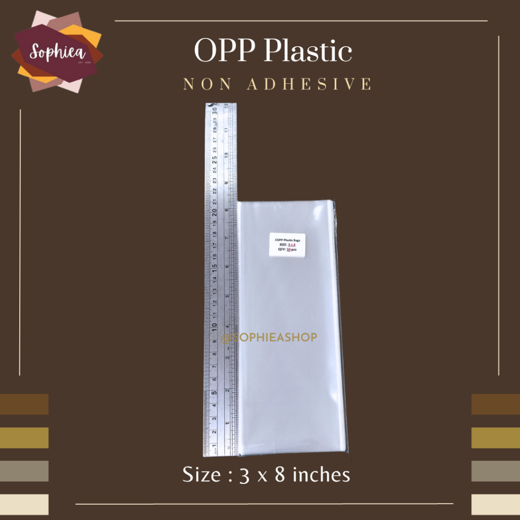 OPP Plastic Non Adhesive 50 or 100pcs | Shopee Philippines