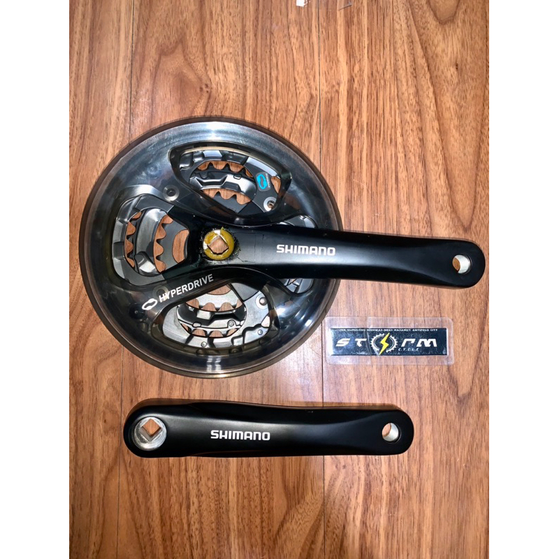 Crank HYPERDRIVE SHIMANO FC-M361 malaysia 170mm 3by chainrings 42-32 ...