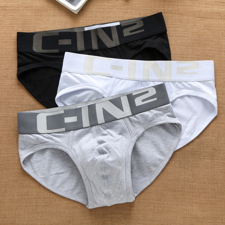 CIN Men Quality Plain Cotton Briefs Man Undies Underwear Innerwear ...