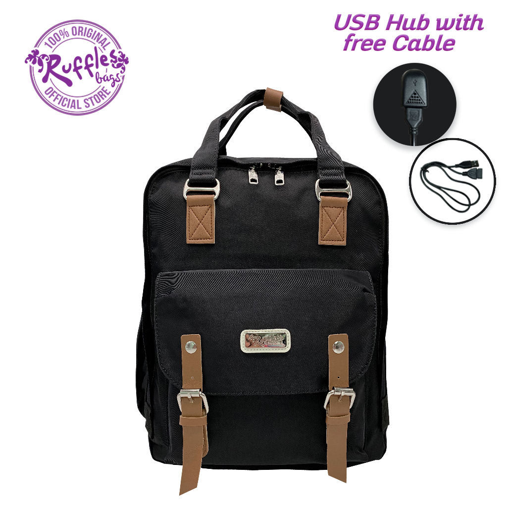 Ruffles Bags Danica Backpack 15" Plain | Shopee Philippines