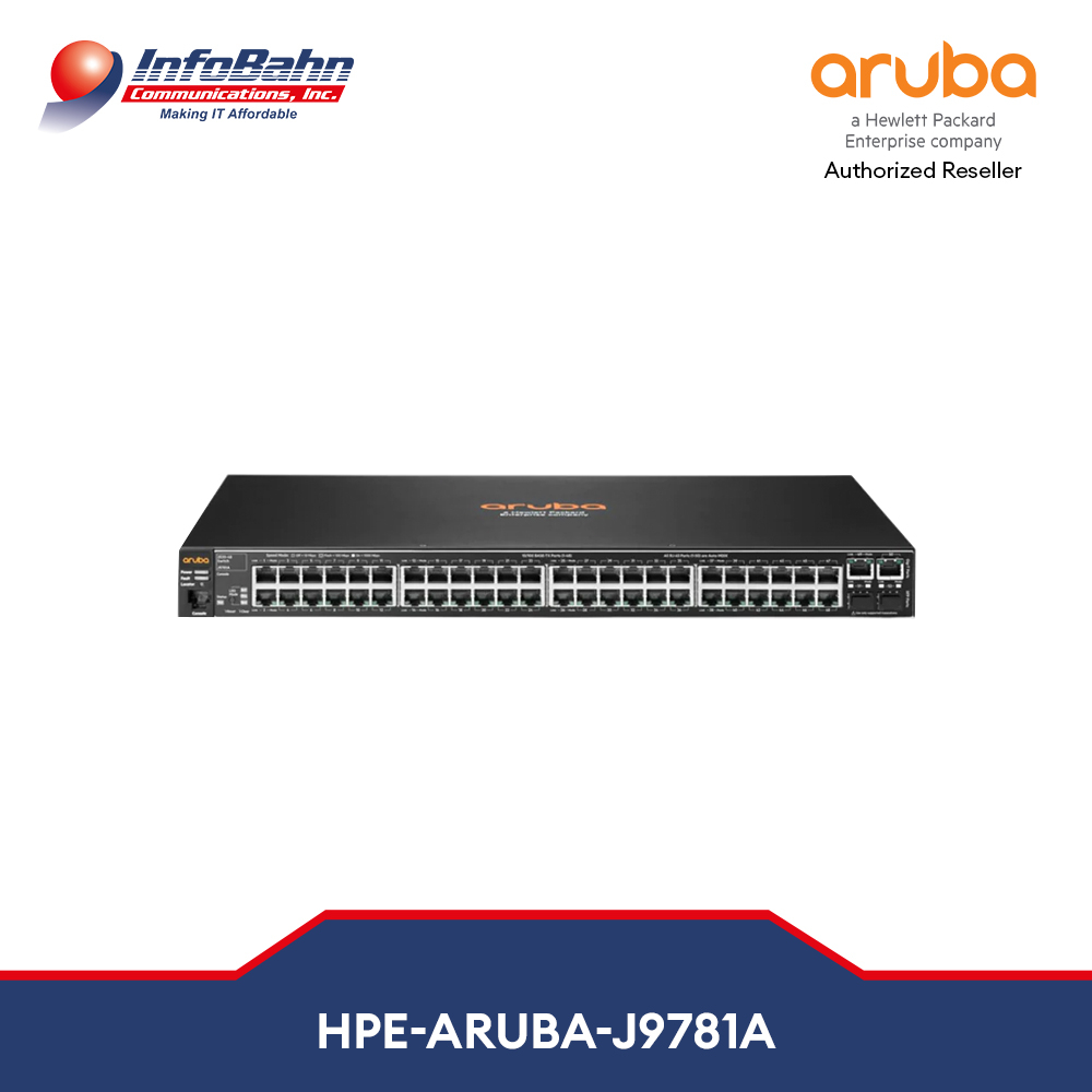 HPE Aruba 2530 48 Switch J9781A Limited Lifetime Protection | Infobahn ...