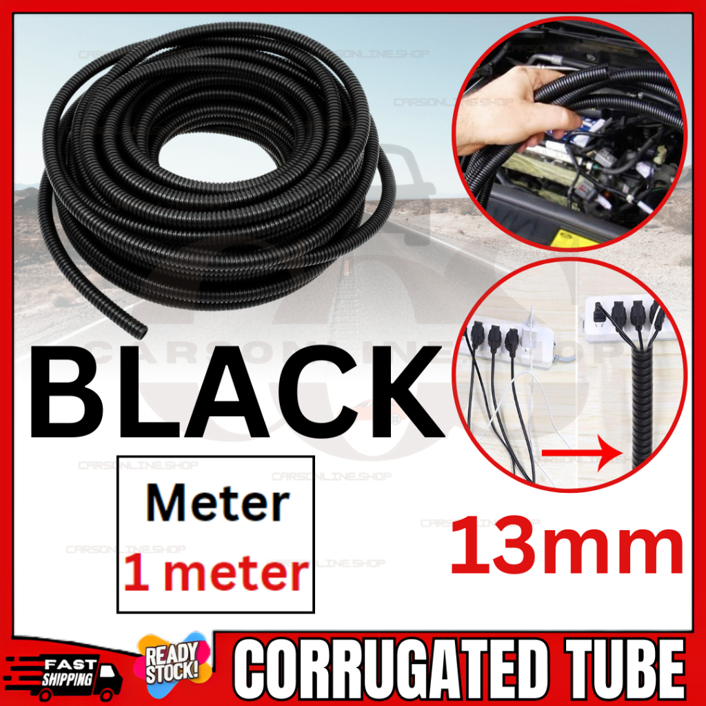 COS (10392)(1M) 13mm Car Split Wire Loom Conduit Polyethylene ...
