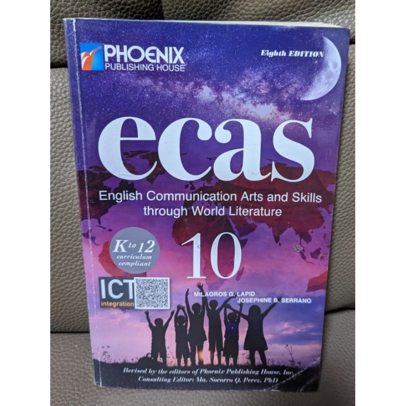 ECAS 10 English Communication Arts and Skills through World Literature (Used) | Shopee Philippines