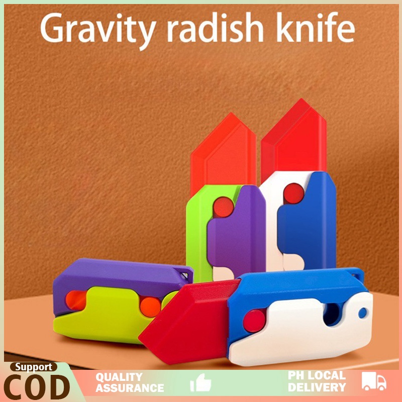3D Printing Gravity Radish Toys Knife Sensory Knife Fidget Toys for ...