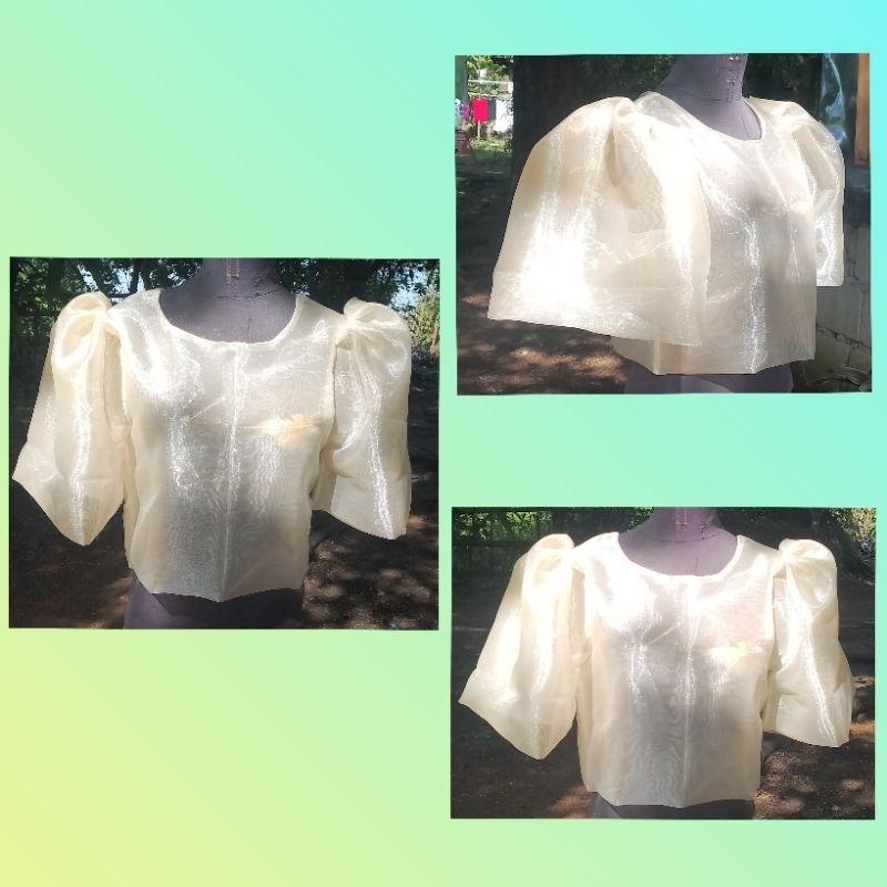 KAMISA MODERN FILIPINIANA BIG SLEEVE | Shopee Philippines