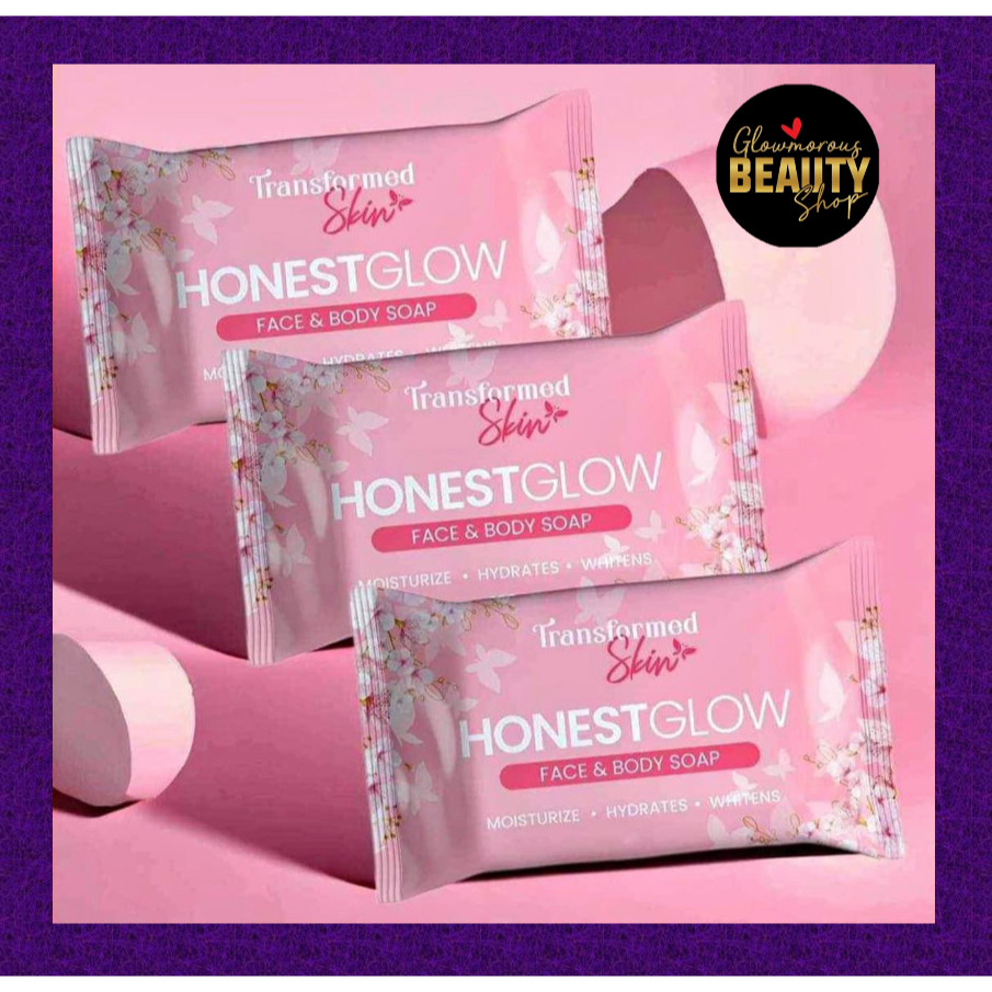 HONEST GLOW GLASS SKIN FACE & BODY SOAP 80g (Pink) | Shopee Philippines