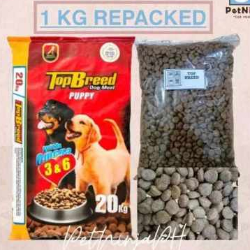 TOP BREED DOG FOOD PUPPY&ADULTS (Repack 1kgs) | Shopee Philippines