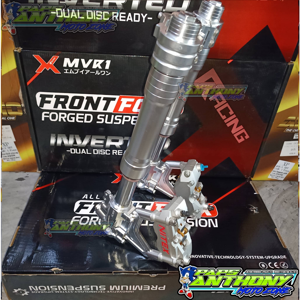 MVR1 Inverted Shock Dual Disc Ready for Sniper150/Sniper155 | Shopee ...