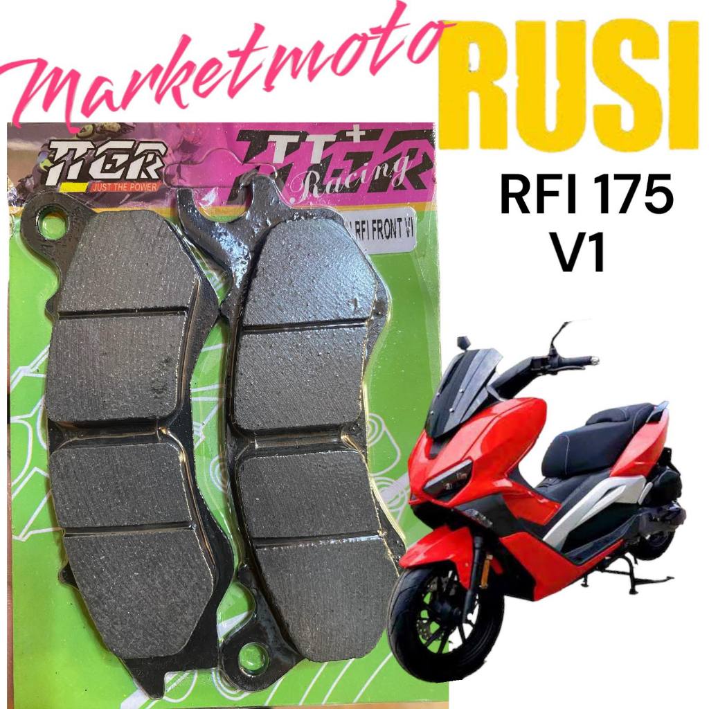 RUSI RFI 175 v1 VERSION 1 BRAKE PAD RFI175 | Shopee Philippines