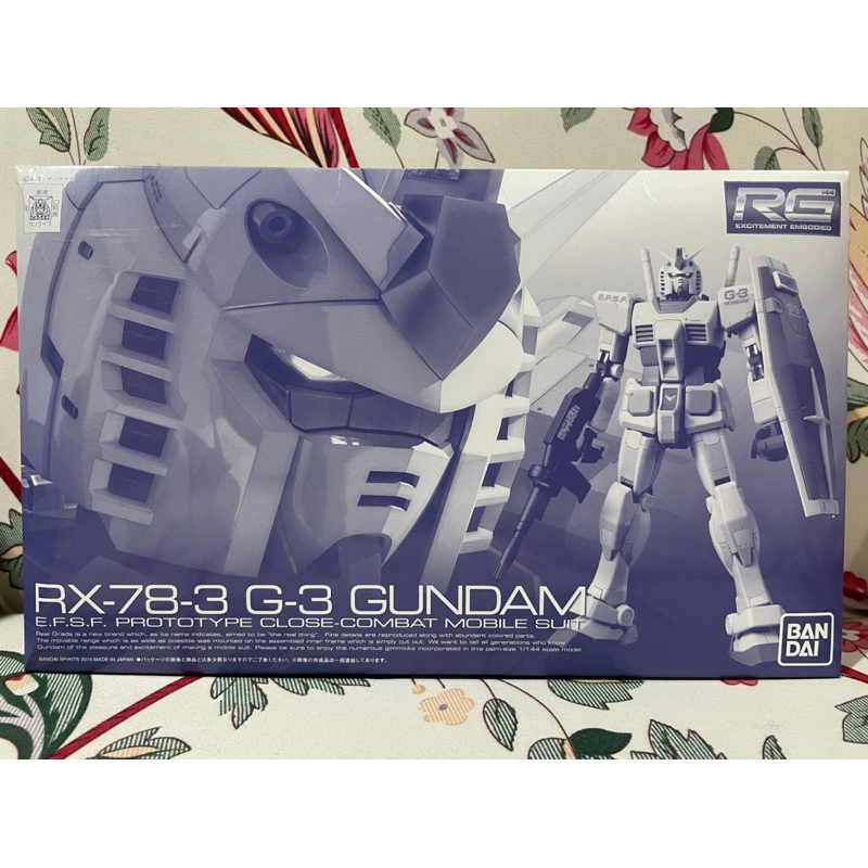 P-Bandai 1/144 RG RX-78-3 G3 Gundam | Shopee Philippines