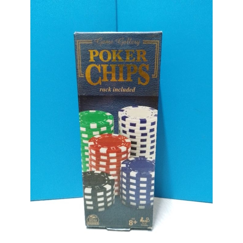 Poker Chips and Rack Set 100-Piece Colored (Spin Master Games) | Shopee ...