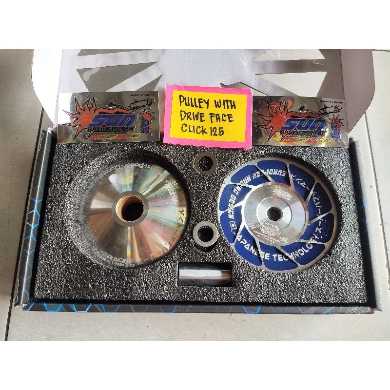 Sun racing Pulley W/Drive face for Honda Click125i V1,V2 | Shopee ...