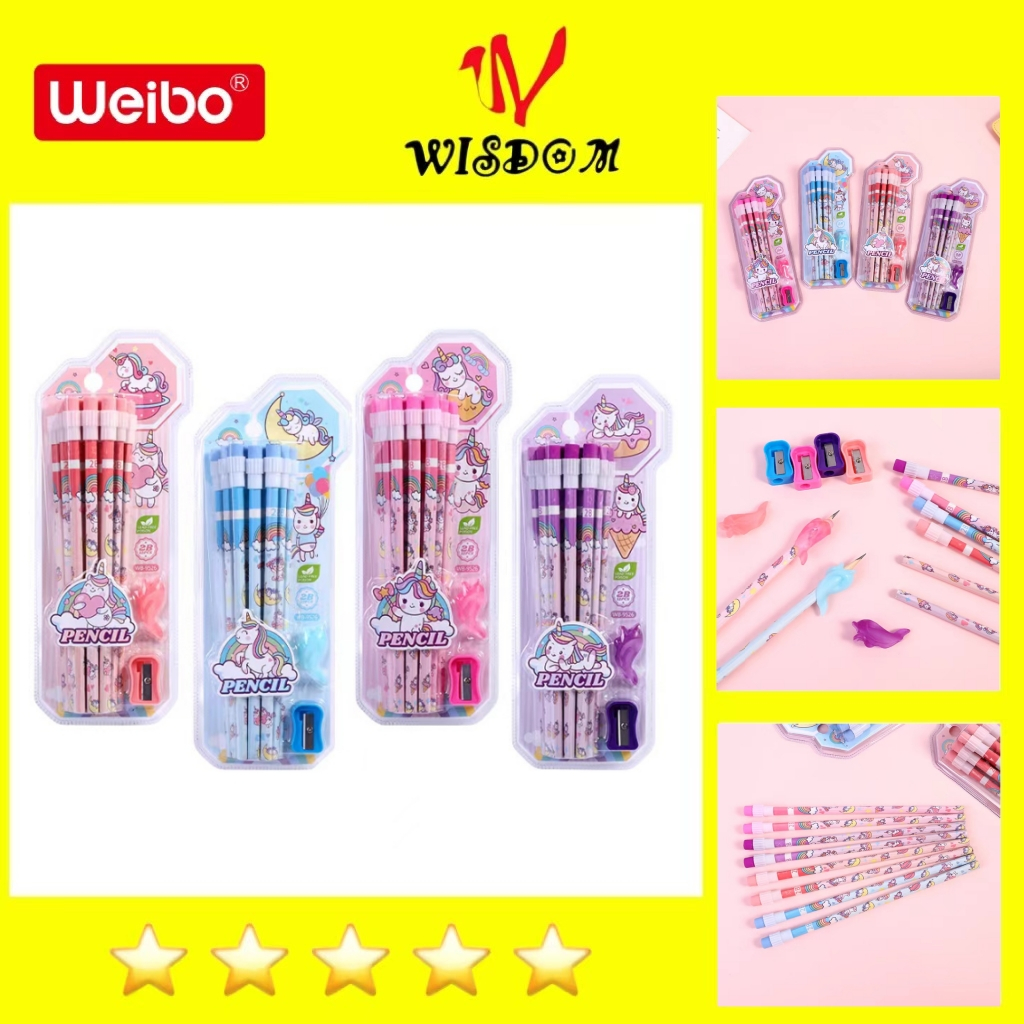 WISDOM WEIBO WB-9526 12PCS PENCIL SET SCHOOL SUPPLIES/Giveaways ...