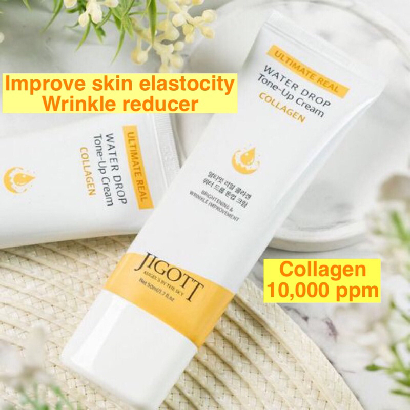 JIGOTT ULTIMATE REAL COLLAGEN WATER DROP TONE UP CREAM - 50ML | Shopee ...