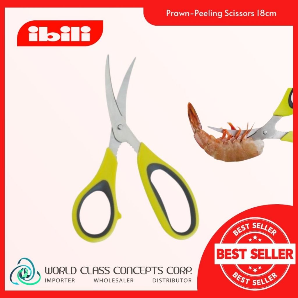 Ibili Prawn-Peeling Scissors Kitchen Utensils Kitchen Scissor (1pc ...