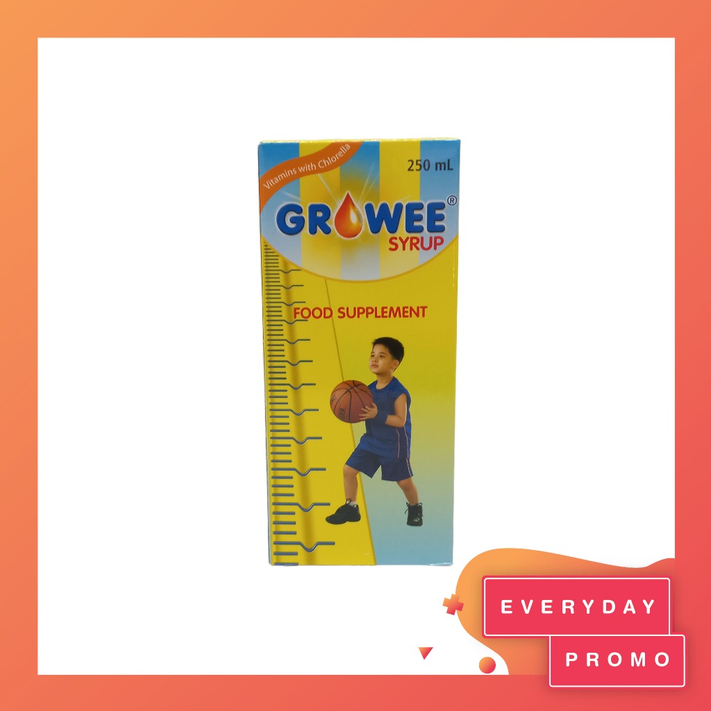 Growee Syrup 250ml (Vitamins with Chlorella) | Shopee Philippines