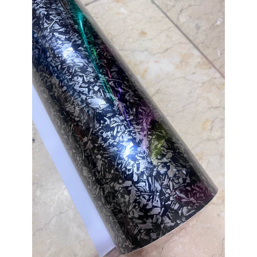 Forged Carbon Laser Scotlet Sticker 5D Super GlossyTe Forged Composite ...