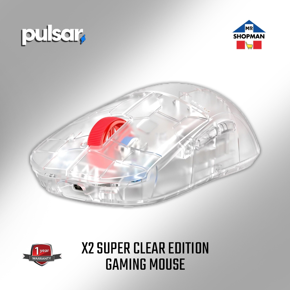 Pulsar X2 Mini Size 1 Symmetrical Super Clear Wireless Gaming Mouse ...