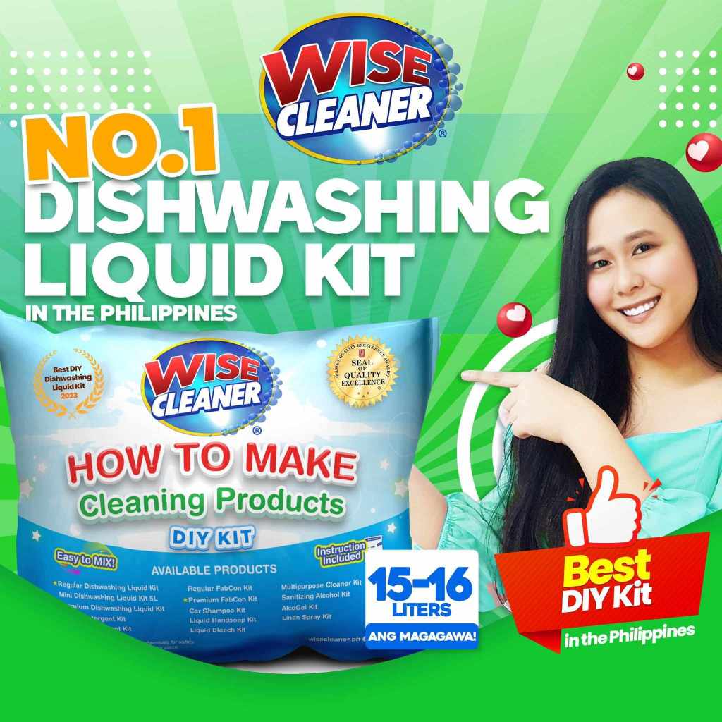 WISE CLEANER DIY DISHWASHING LIQUID KIT 15to16L | Shopee Philippines