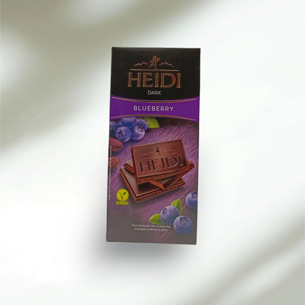 (Romania) Heidi Dark Chocolate. Blueberry. 80 grams. | Shopee Philippines