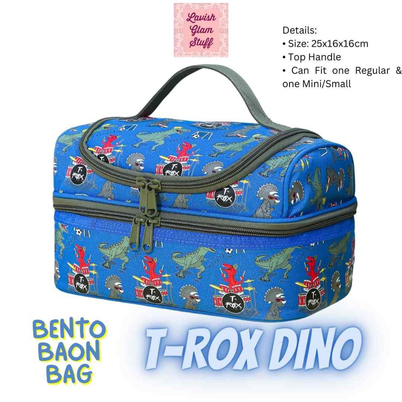 Bento Baon Lunch Bag Thermal Insulated 2-Way Design for Kids and Babies ...