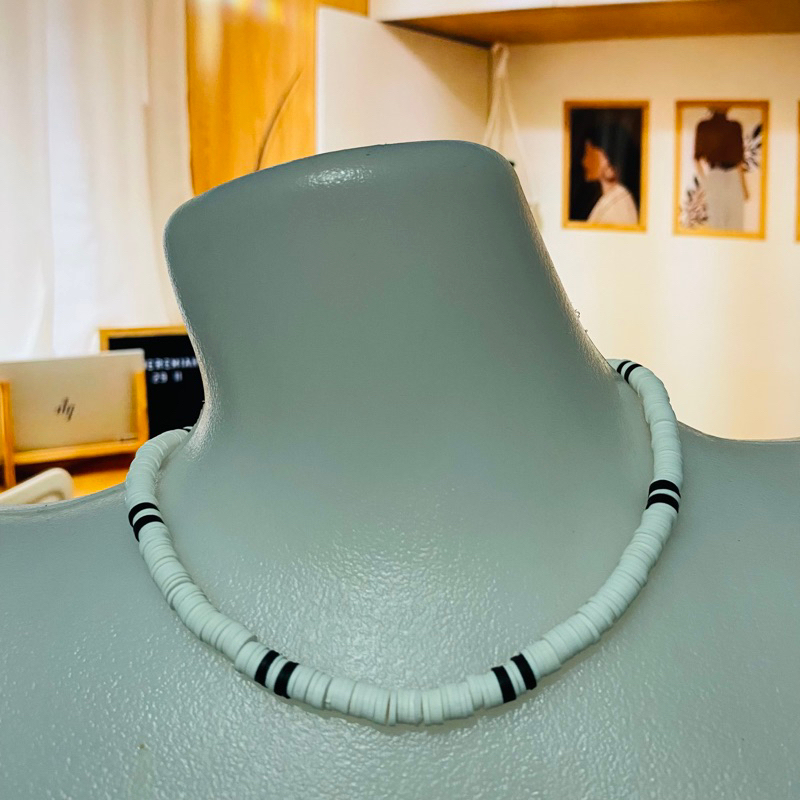 hawaii puka clam chip polymer shell necklace choker for men and women ...