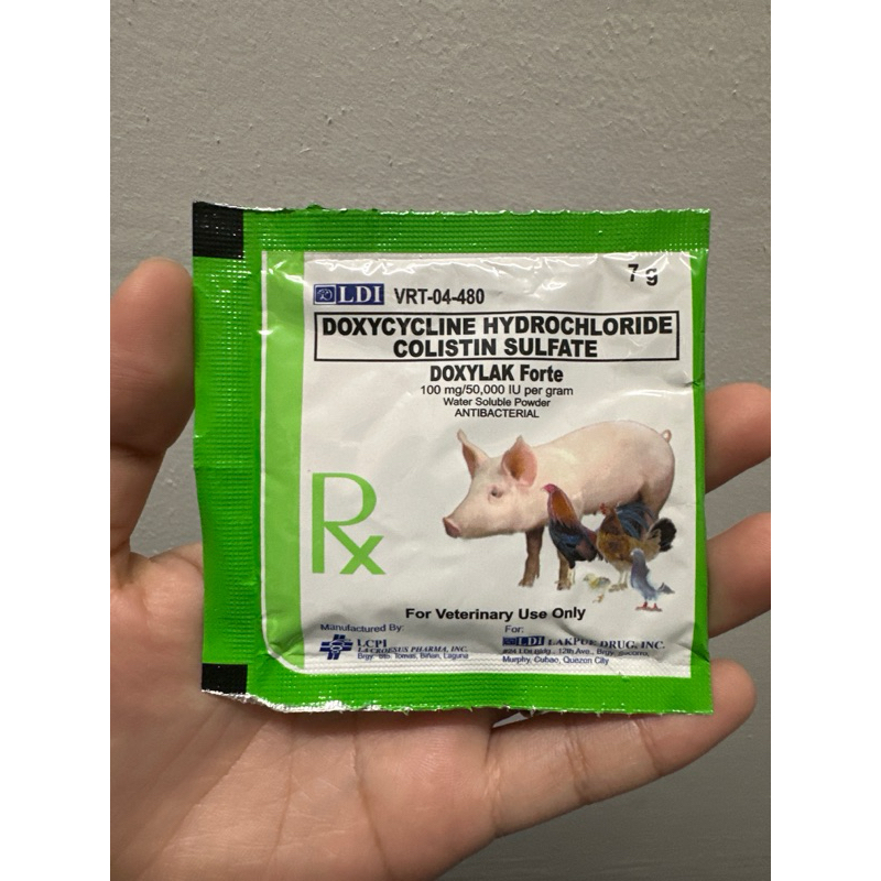 DOXYLAK FORTE POWDER FOR ANIMALS 7G (1 SACHET) | Shopee Philippines