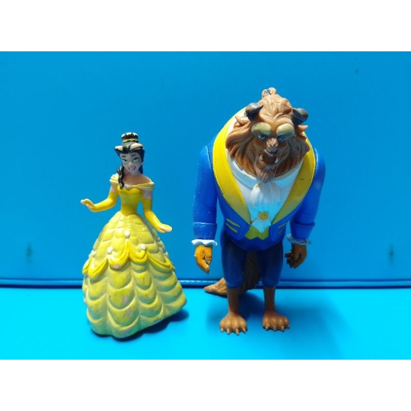 Disney Beauty And The Beast: Belle and Beast PVC Figure | Shopee ...