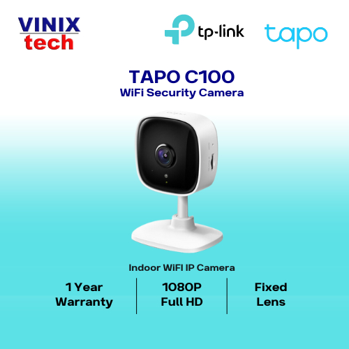 TP-Link Tapo C100 1080P Full HD Home Security Wi-Fi Camera | Shopee ...