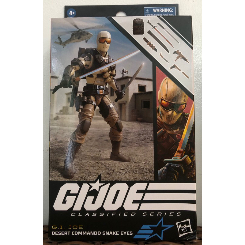 HASBRO GIJOE CLASSIFIED SERIES: DESSERT COMMANDO SNAKE EYES | Shopee ...