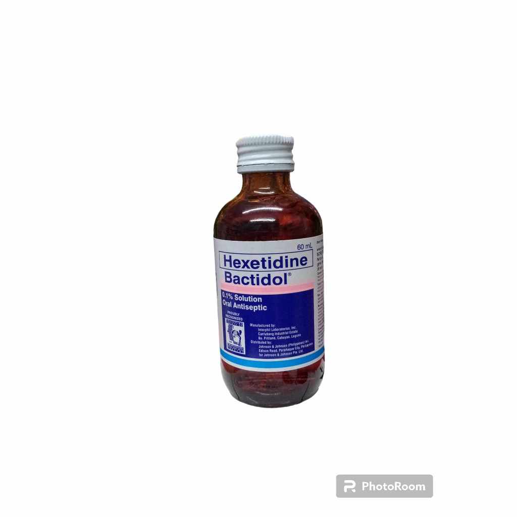 Bactidol Hexetidine (Gargle) 60ml | Shopee Philippines