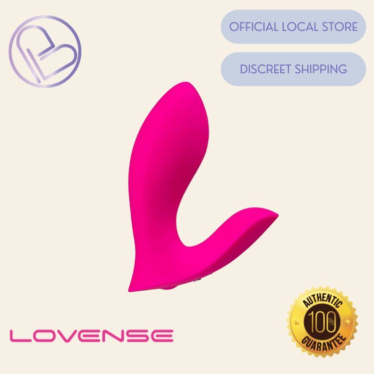 Lovense - Flexer App-Controlled Dual Stimulation Panty Vibrator (Pink) | Shopee Philippines