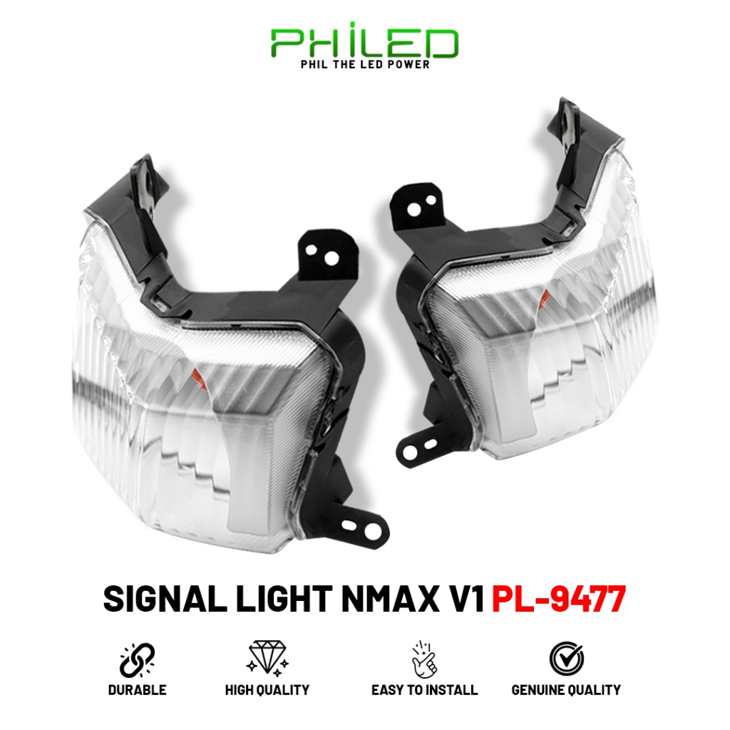 YAMAHA NMAX V1 PHILED FRONT SIGNAL LIGHT ASSY CLEAR LENS FOR YAMAHA ...