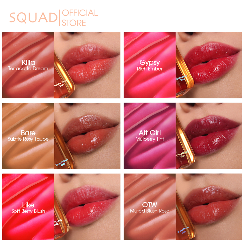 Squad Cosmetics Lip & Cheek Stain In Killa | Shopee Philippines
