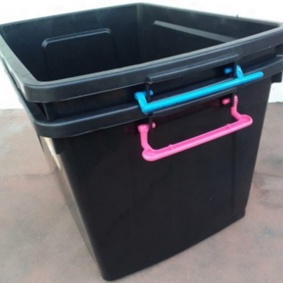 STORAGE BOX 80 LITERS Storage BOX WITH COVER and WHEELS SAMPAGUITA #835 ...