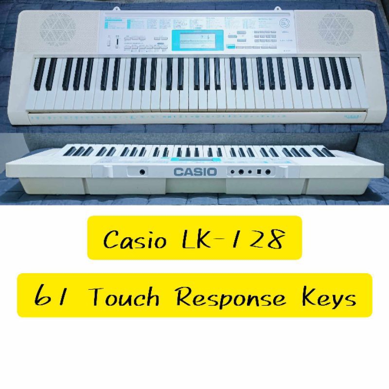 Casio LK-128 (Touch Response) | Shopee Philippines