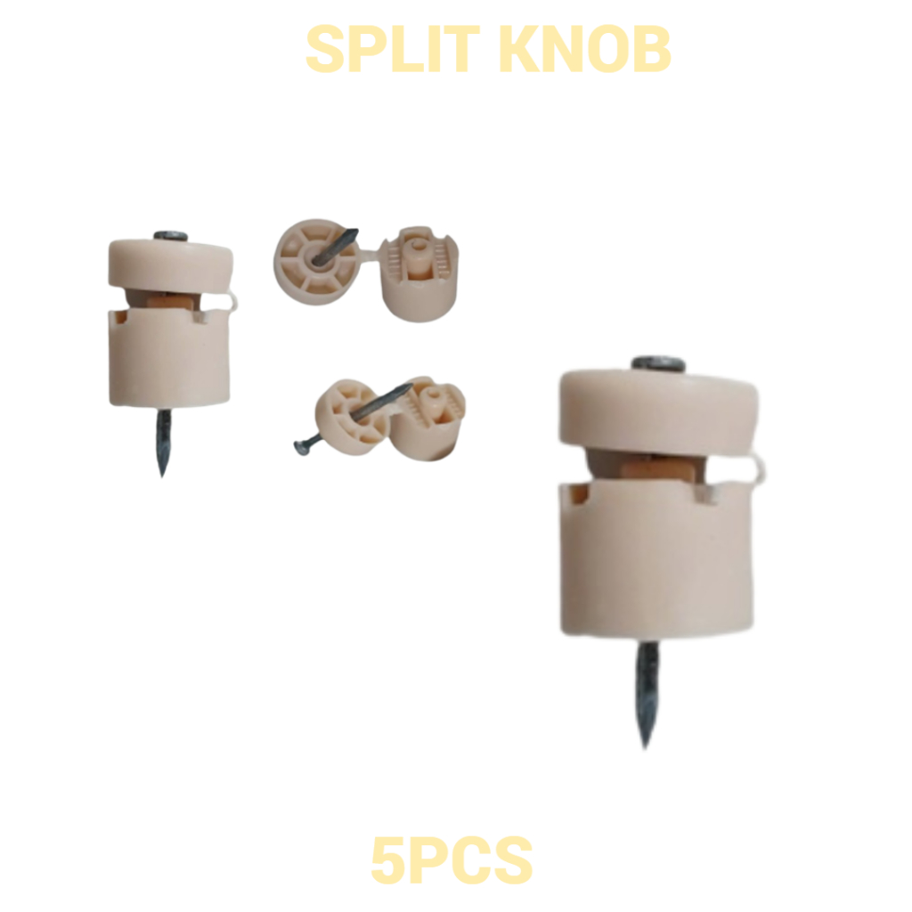 Split Knob Electrical Pvc (5pcs) | Shopee Philippines