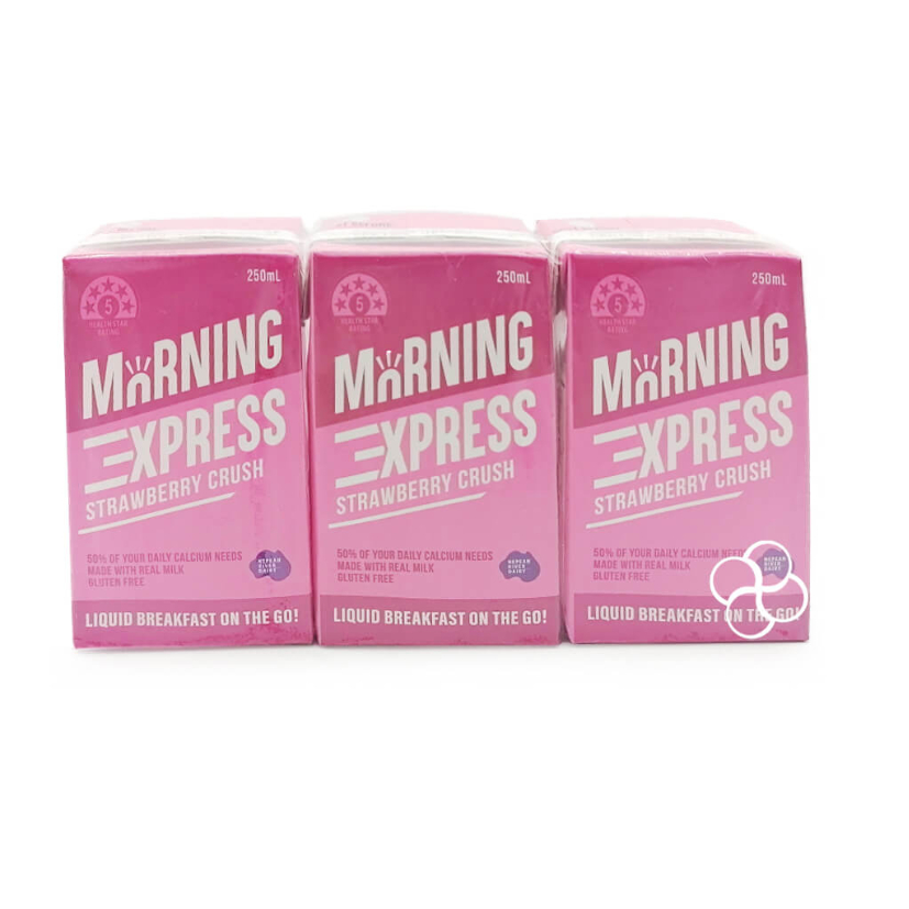 Morning Express Strawberry Drink 3 x 250mL | Shopee Philippines