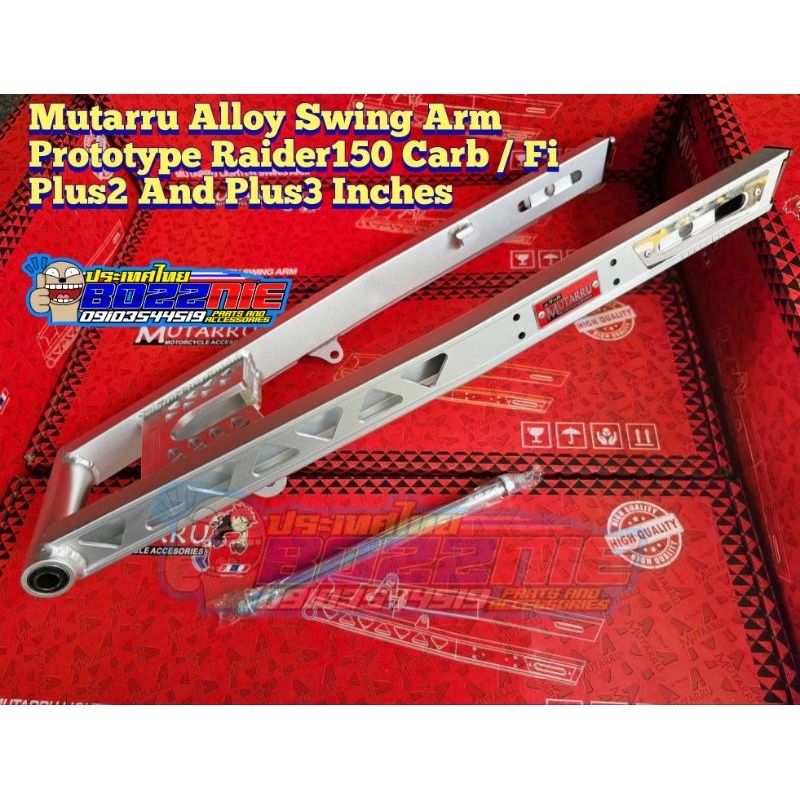 Mutarru Alloy Swing Arm Prototype Raider150 Carb / Fi Plus2 And Plus3 ...