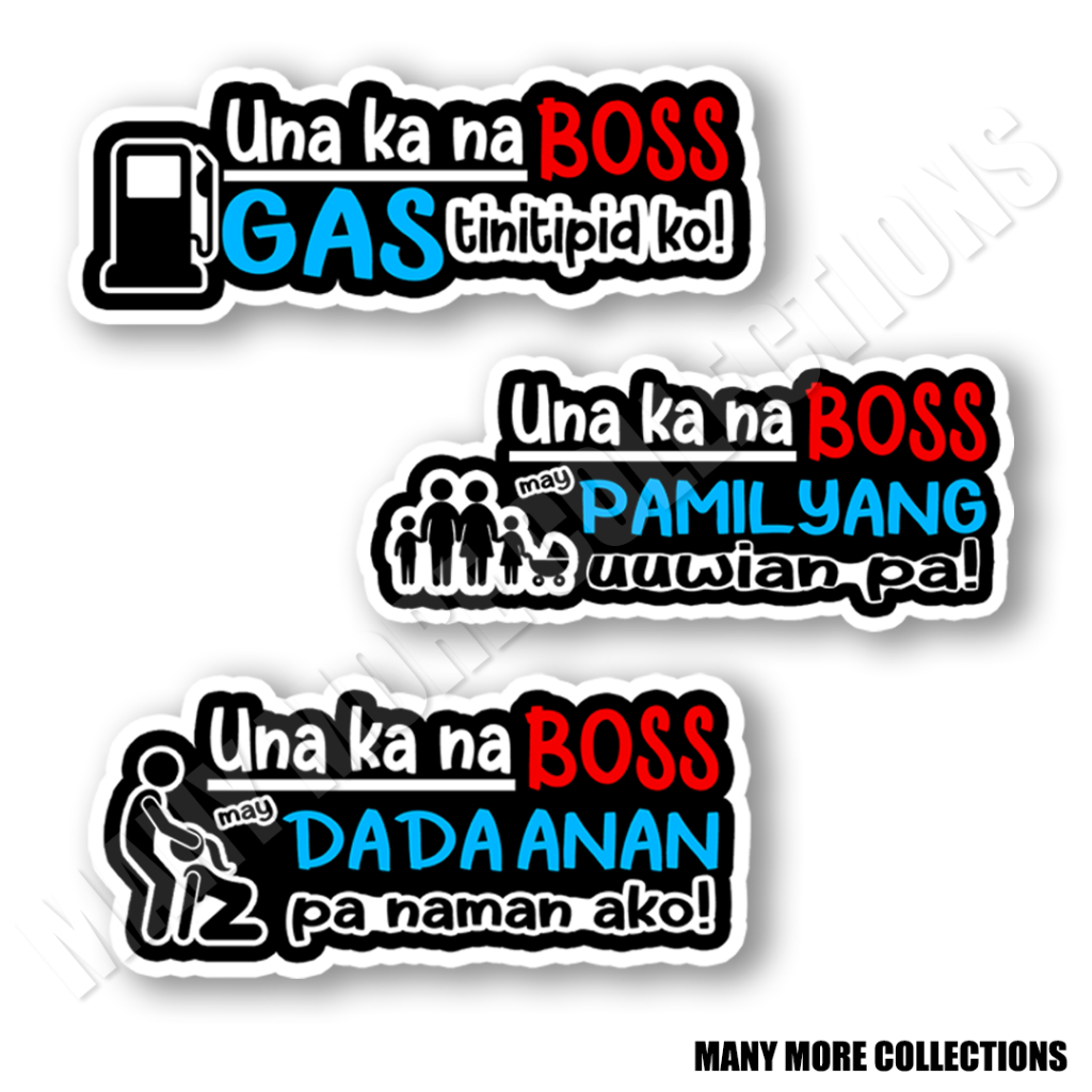 Una Kana Boss Waterproof Vinyl Sticker | Trending Stickers for Car ...