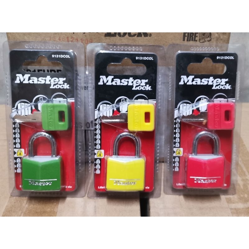 Master Lock Solid Aluminium Body Padlock 30mm 9131Eurd-Col | Shopee ...