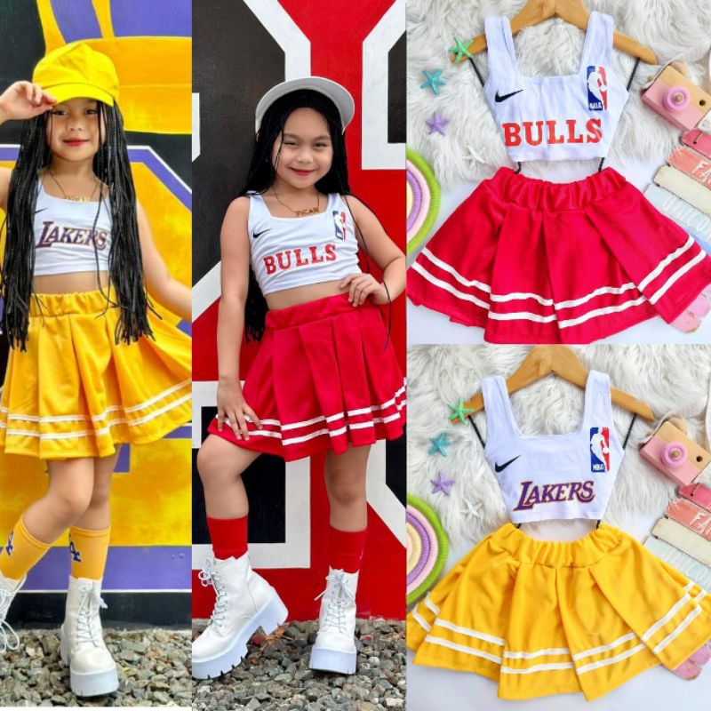 Jersey muse Terno skirt for kids girls | Shopee Philippines