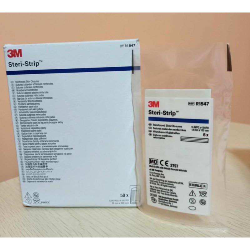 3M Steri Strip R1547 1/2inch X 4inches (1BOX-50packs) | Shopee Philippines