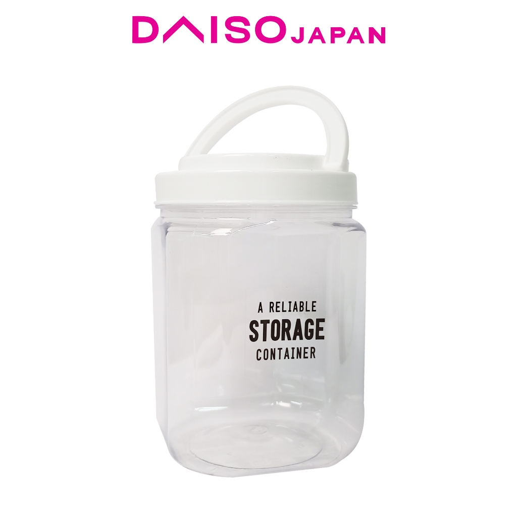 Daiso PET Food Container with Handle (1.5L) | Shopee Philippines