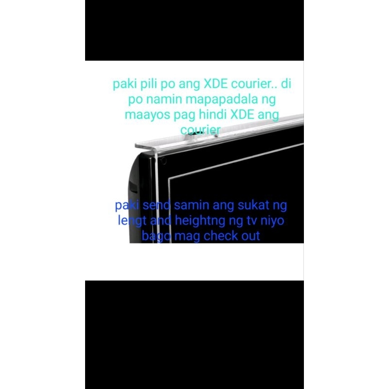 customized size acrylic LCD tv protector screen guard | Shopee Philippines